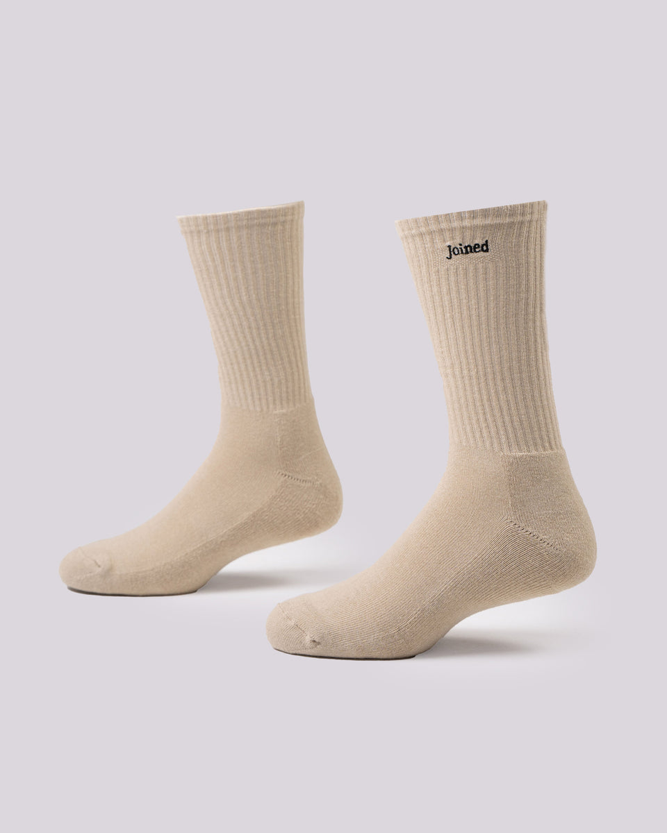 Embroidery Font Crew Socks – Joined® Worldwide | Official Online ...